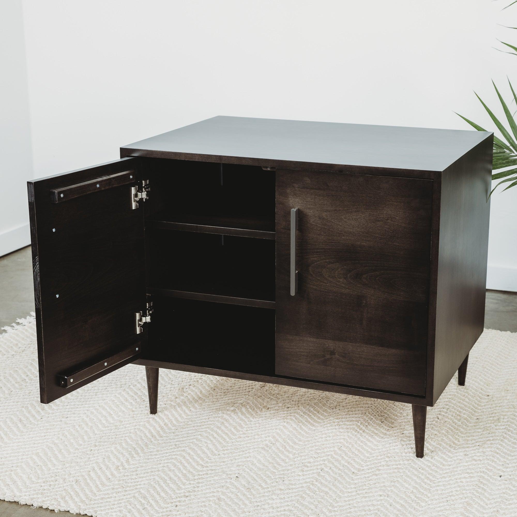 Printer Cabinet // Solid Wood Storage Cabinet for Printer with Paper ...