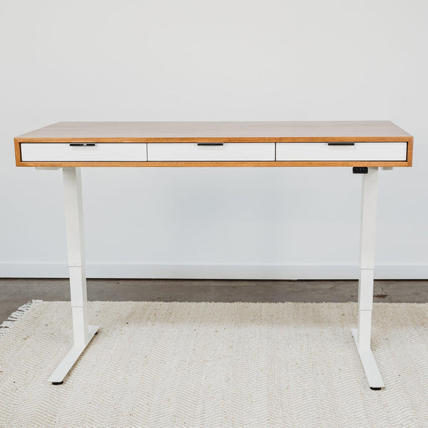 SLIM Standing Desk | Customize Your Modern Wood Desk With Drawers ...
